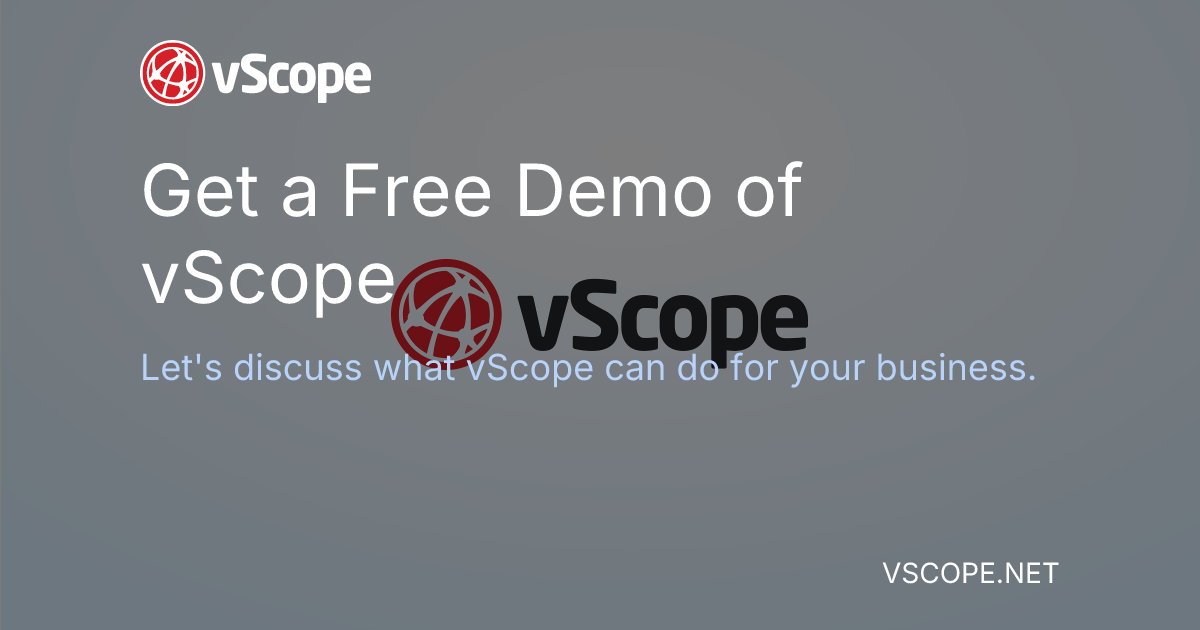 Get a Free Demo of vScope | vScope